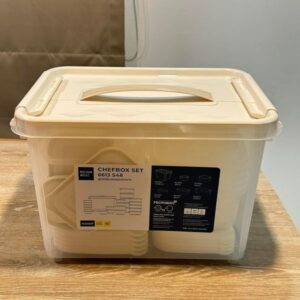 Micronware ชุดกล่องใส่อาหารสุดคุ้ม Chef Box สีมินิมอล รวม 48 ชิ้น ⋆ น้องขาวผัดรีวิวสินค้า